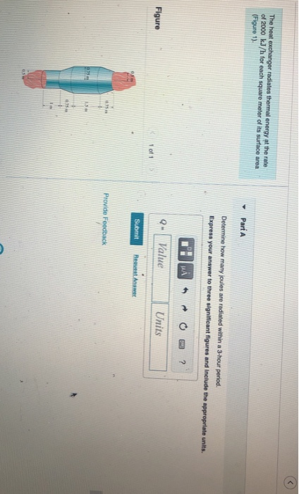 Solved The heat exchanger radiates thermal energy at the | Chegg.com