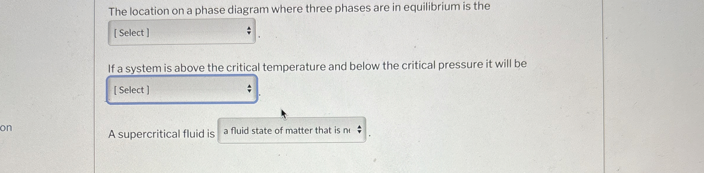 Solved The location on a phase diagram where three phases | Chegg.com