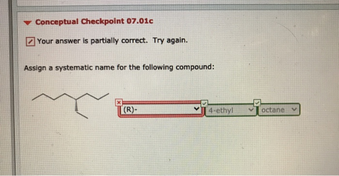 Solved Conceptual Checkpoint 07.01c Your answer is partially | Chegg.com