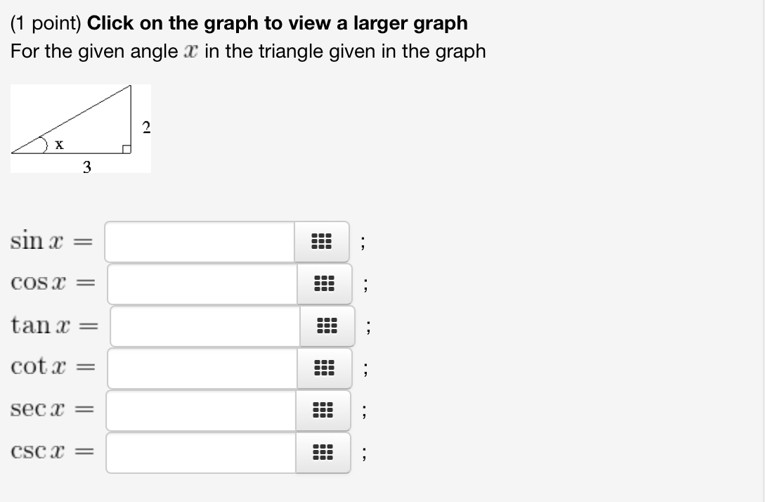 Solved (1 ﻿point) ﻿Click on the graph to view a larger | Chegg.com