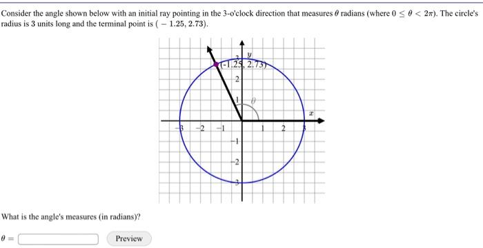 Solved Consider the angle shown below with an initial ray | Chegg.com