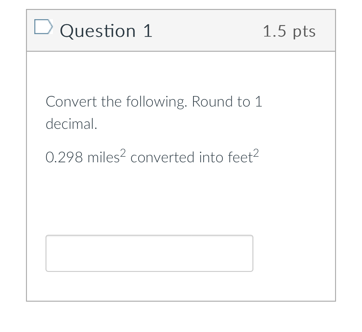 Solved Question 11.5 ﻿ptsConvert the following. Round to | Chegg.com