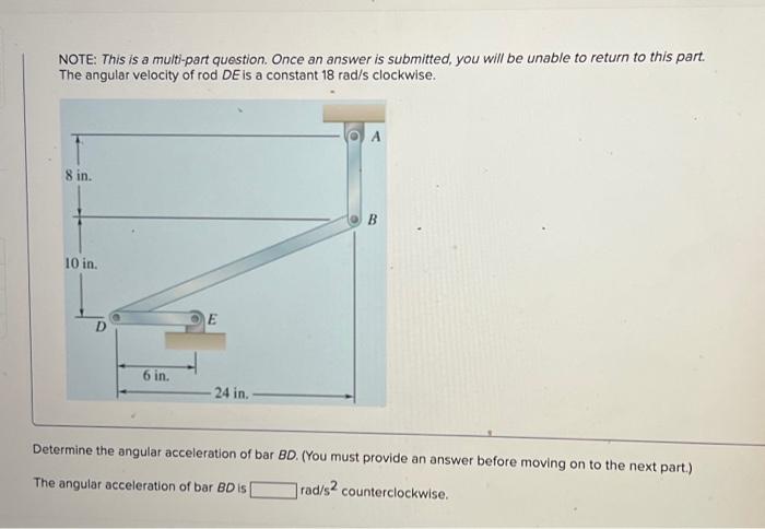 Solved NOTE: This is a multi-part question. Once an answer | Chegg.com