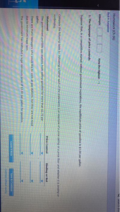 Solved Homework (Ch 06) Back to Assignment Attempts: Keep | Chegg.com
