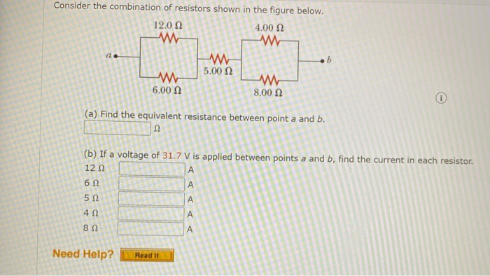 Solved The figure below shows a chain of connected resistors | Chegg.com