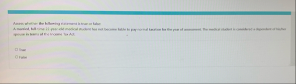 Solved Assess whether the following statement is true or | Chegg.com