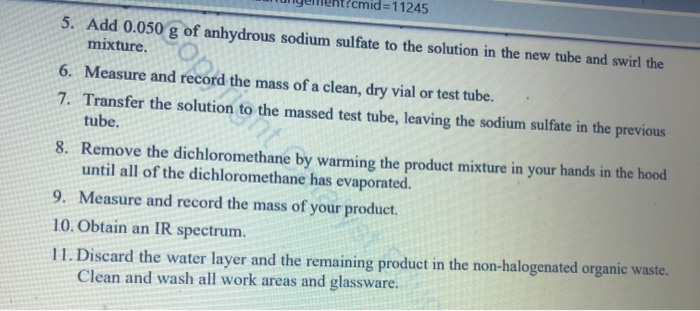 Solved The Pinacol Rearrangement Data And Lab Report | Chegg.com
