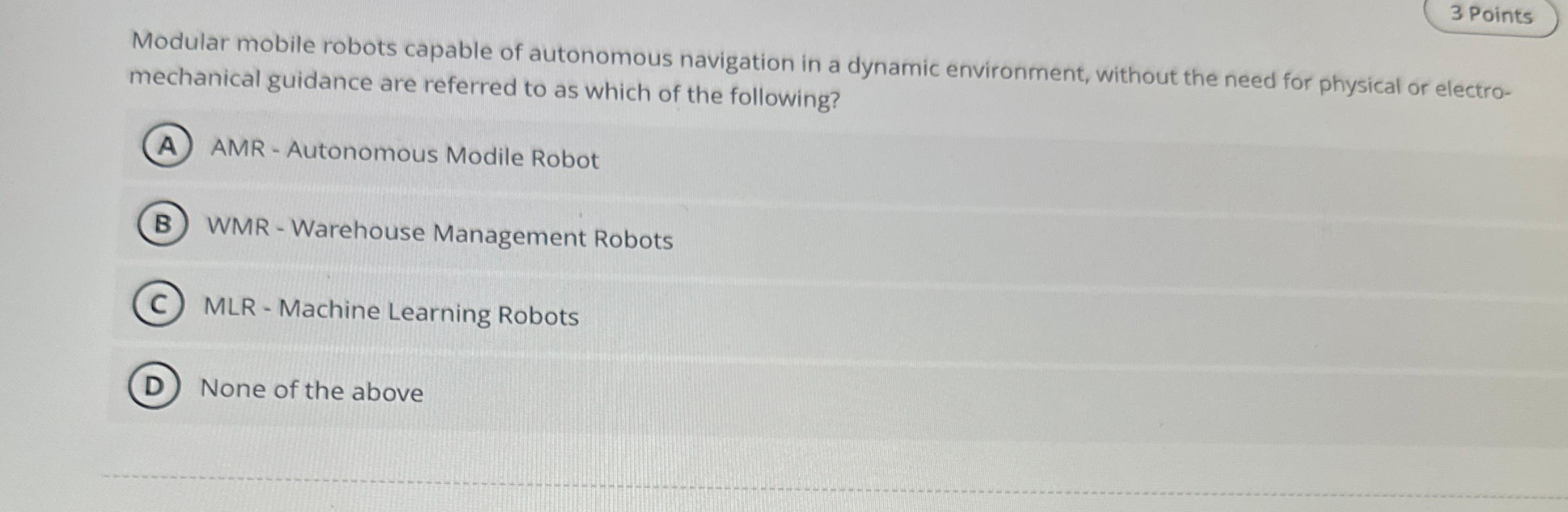 Solved Modular mobile robots capable of autonomous | Chegg.com
