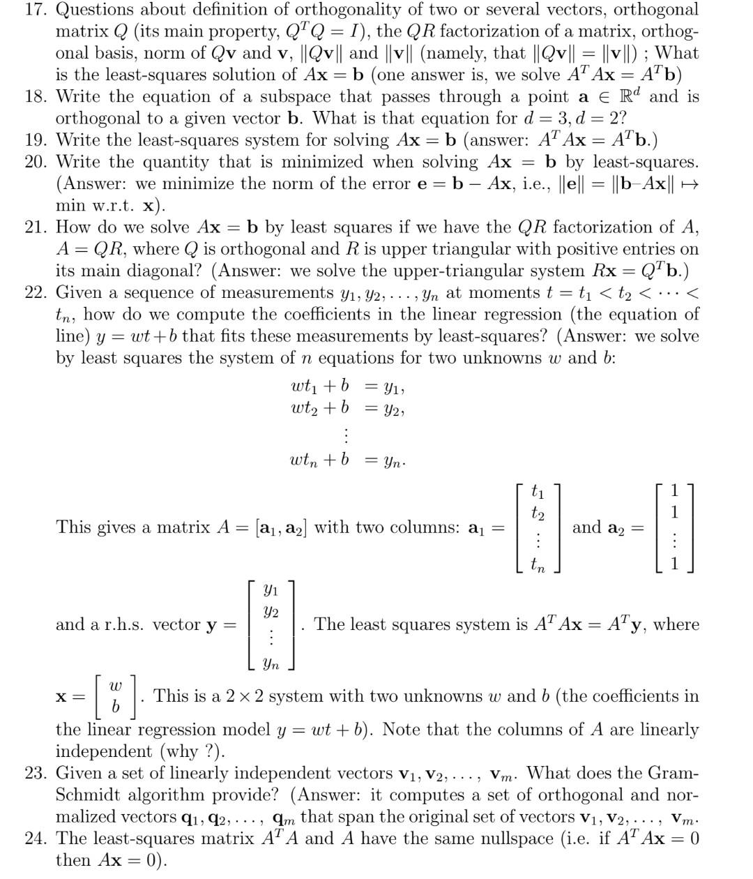 Solved 1. Let A be a square n×n matrix. If A is factored as | Chegg.com