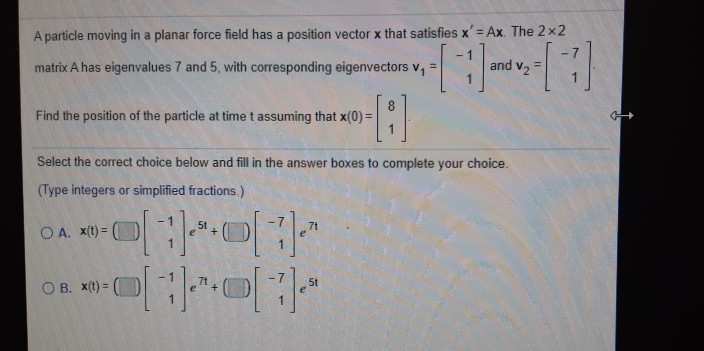 Solved A particle moving in a planar force field has a | Chegg.com