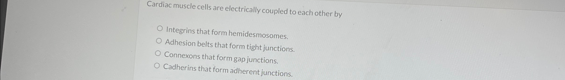 Solved Cardiac muscle cells are electrically coupled to each | Chegg.com