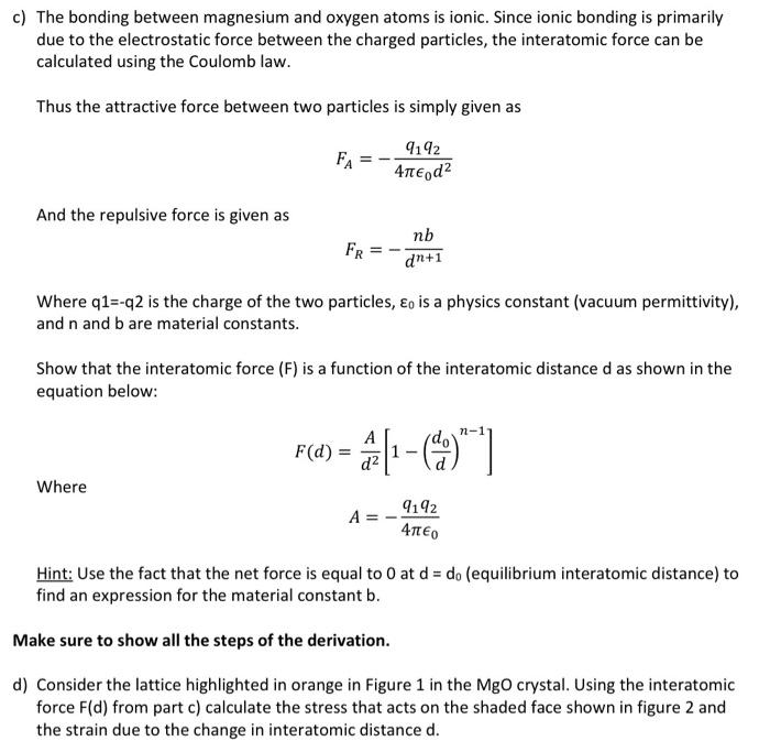 Solved Magnesia, MgO, is a magnesium oxide. It is a white | Chegg.com