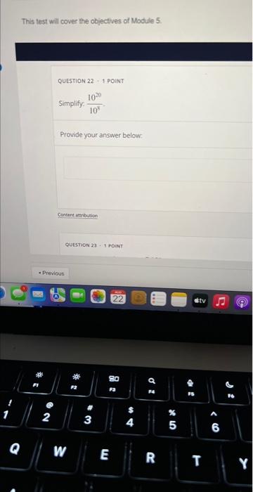 Solved This test will cover the objectives of Module 5. | Chegg.com