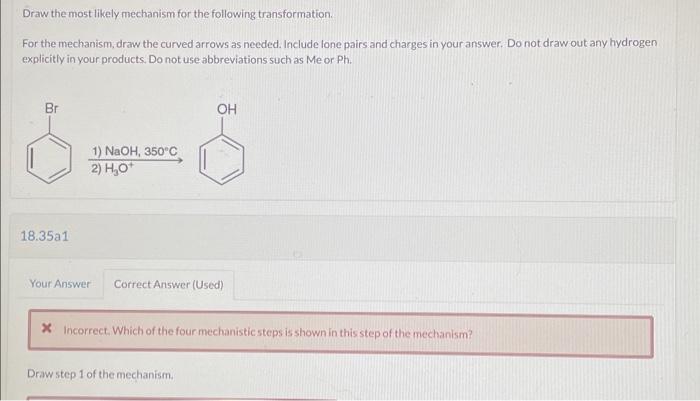 Solved Draw the most likely mechanism for the following | Chegg.com