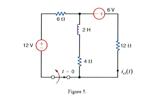 Find the initial condition for the inductor and | Chegg.com