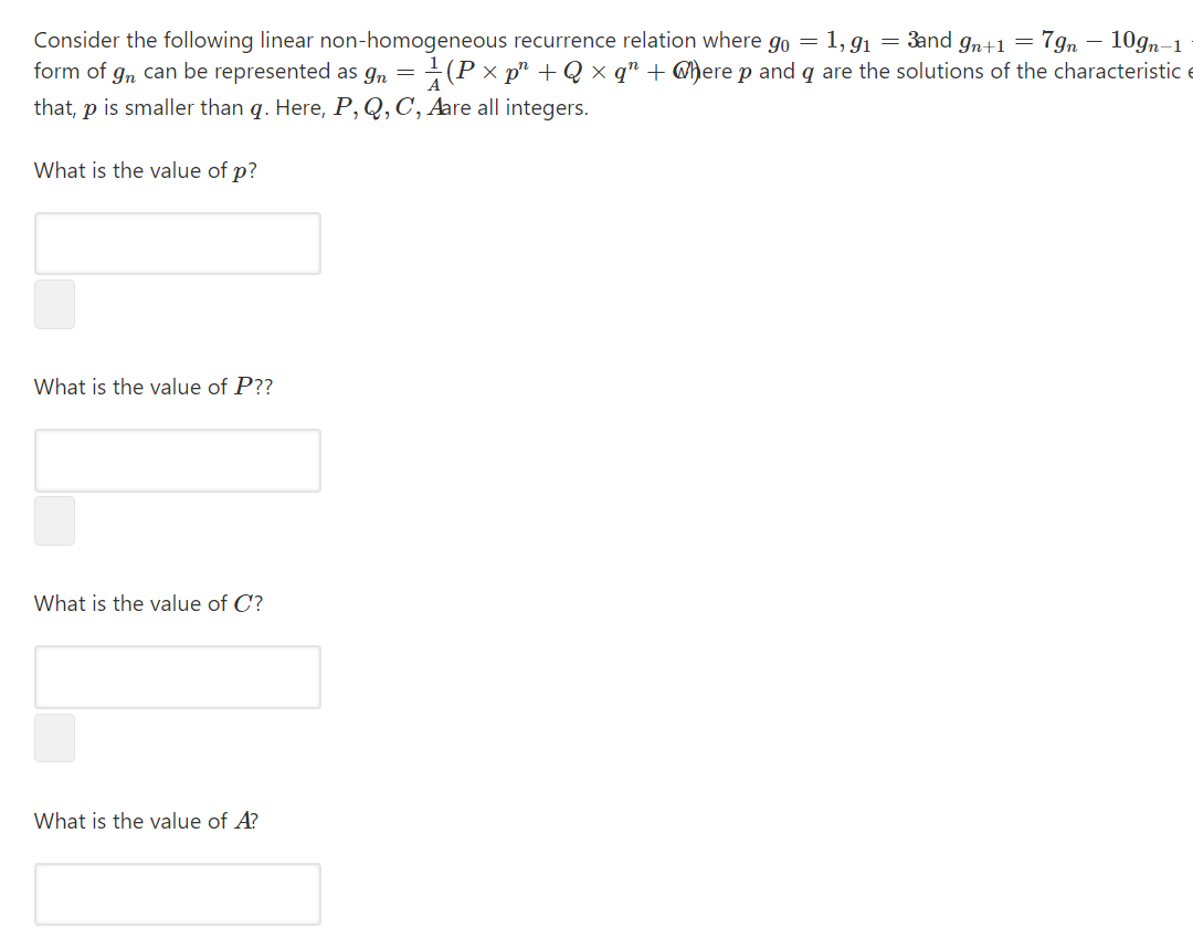 Solved Consider the following linear non-homogeneous | Chegg.com