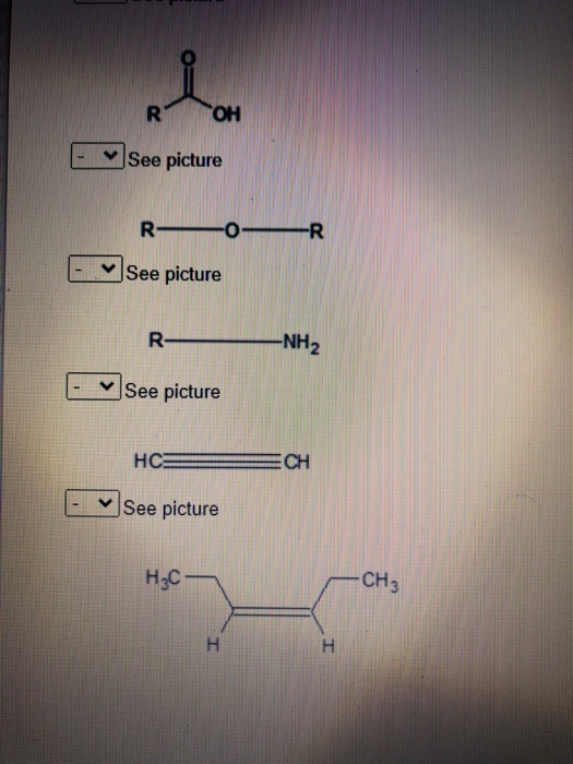 Solved Match the following molecules to their correct | Chegg.com