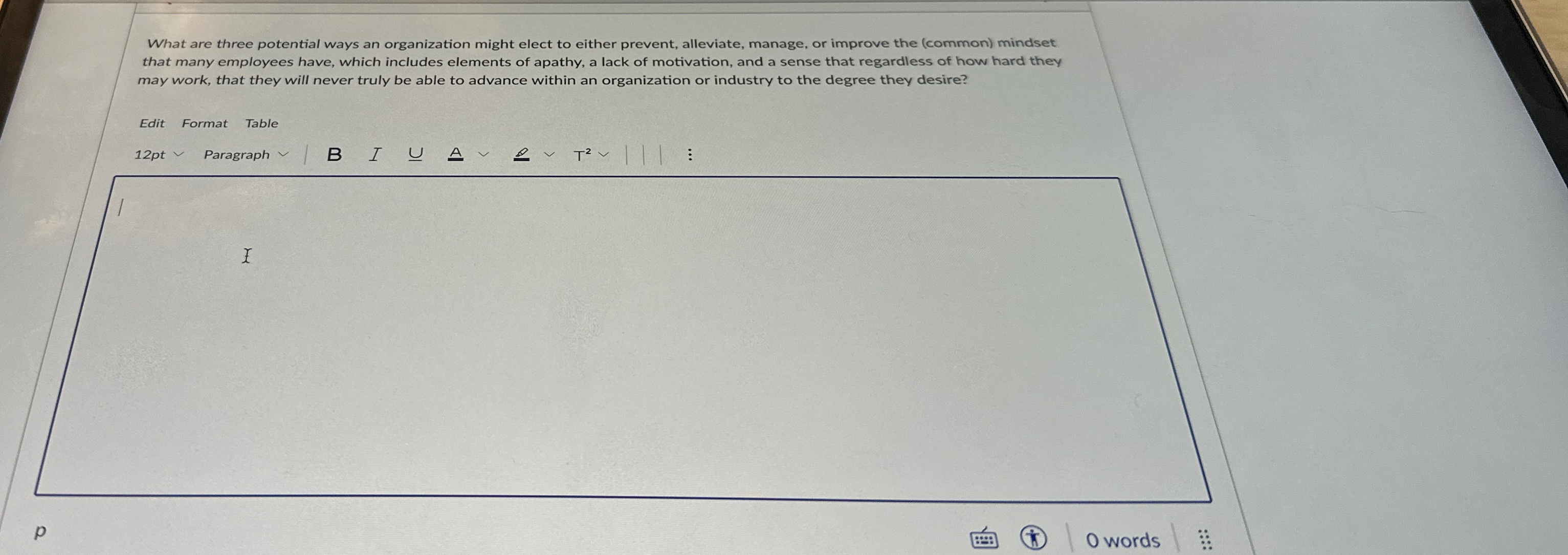 Solved What are three potential ways an organization might | Chegg.com