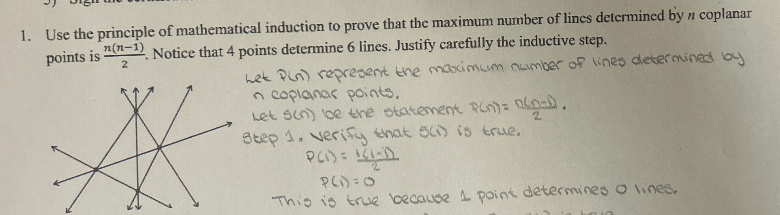 Solved Use the principle of mathematical induction to prove | Chegg.com