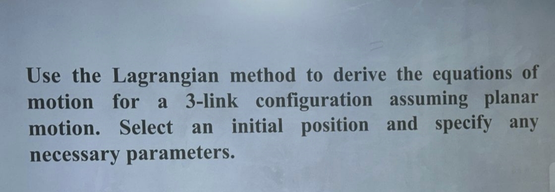 Solved Use the Lagrangian method to derive the equations of | Chegg.com