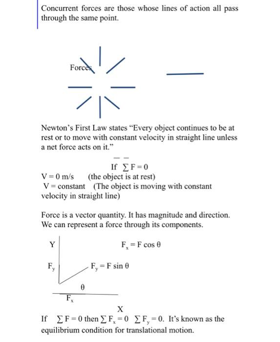 Equilibrium of Concurrent forces lab. I need help | Chegg.com