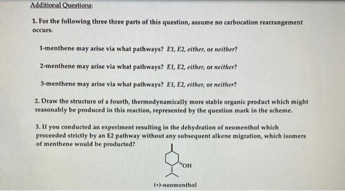 1. For the following three three parts of this | Chegg.com