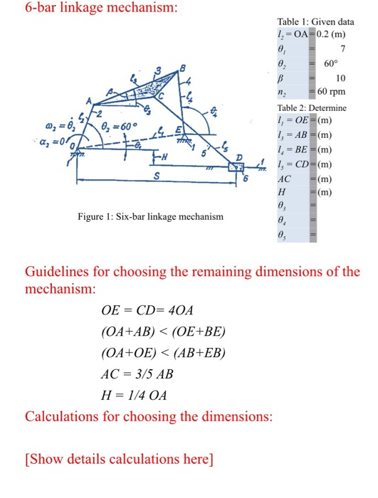 Solved Kinematic and Dynamic Analysis of Lin kage Mechanisms | Chegg.com