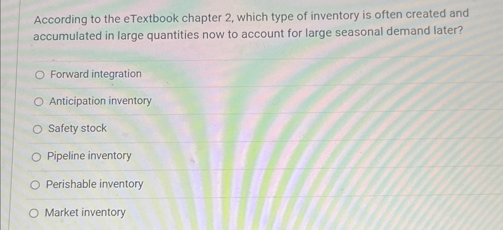 Solved According to the eTextbook chapter 2 , ﻿which type of | Chegg.com