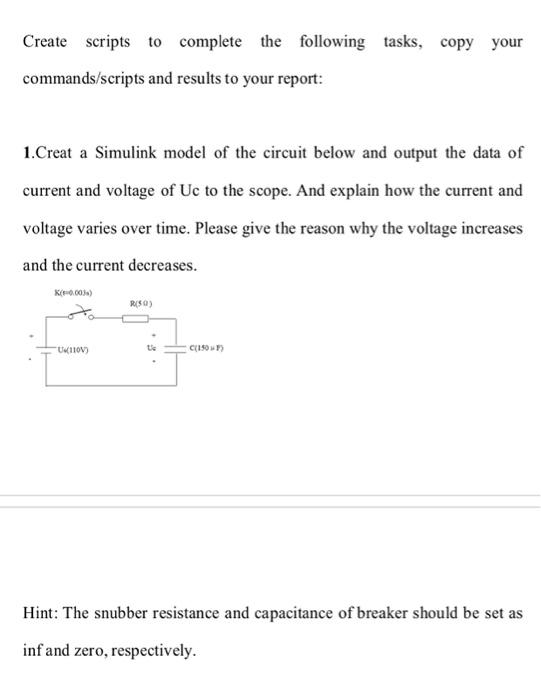 Solved Create scripts to complete the following tasks, copy | Chegg.com