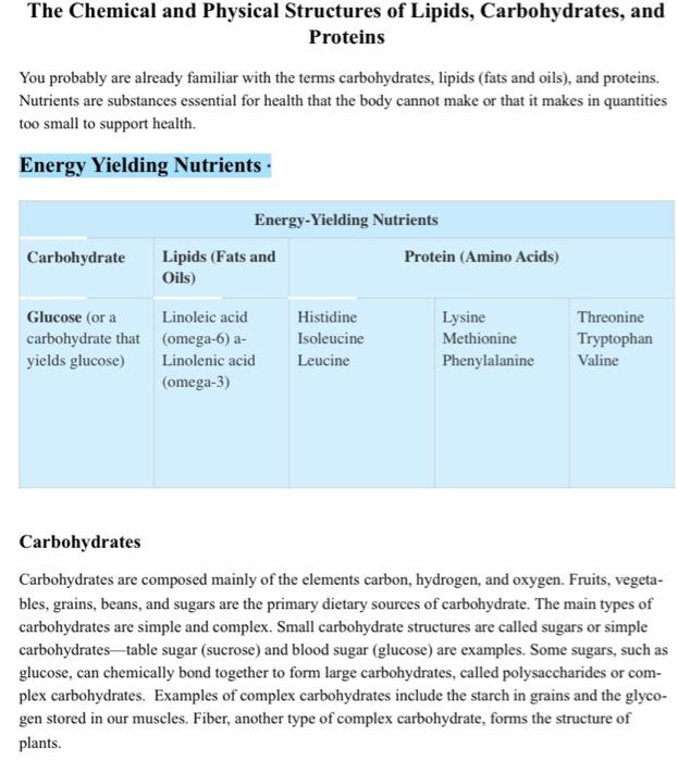 Chemical Makeup Of Carbohydrates And Lipids | Saubhaya Makeup