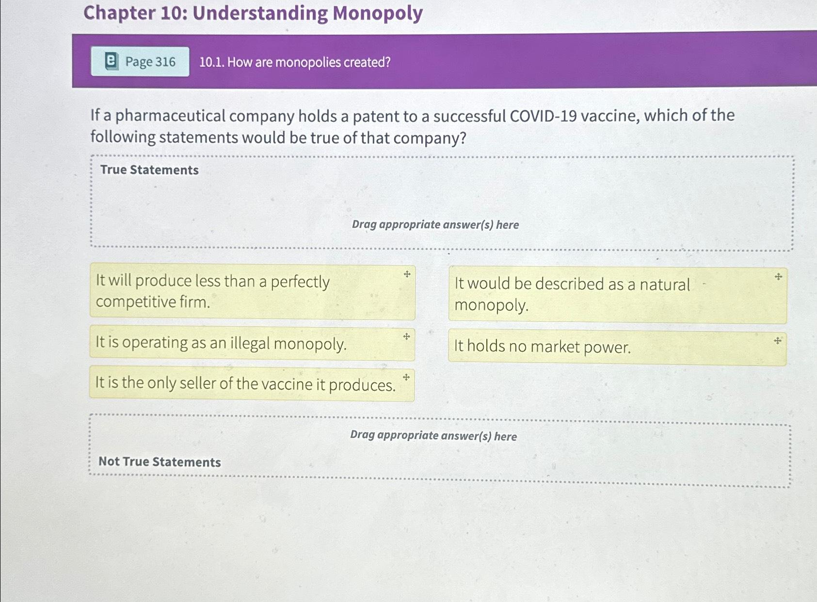 Solved Chapter 10: Understanding Monopoly10.1. ﻿How are | Chegg.com