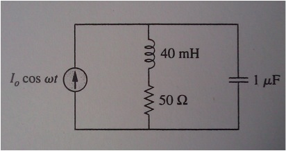 Solved For the "tank" circuit shown below, find the(a) | Chegg.com