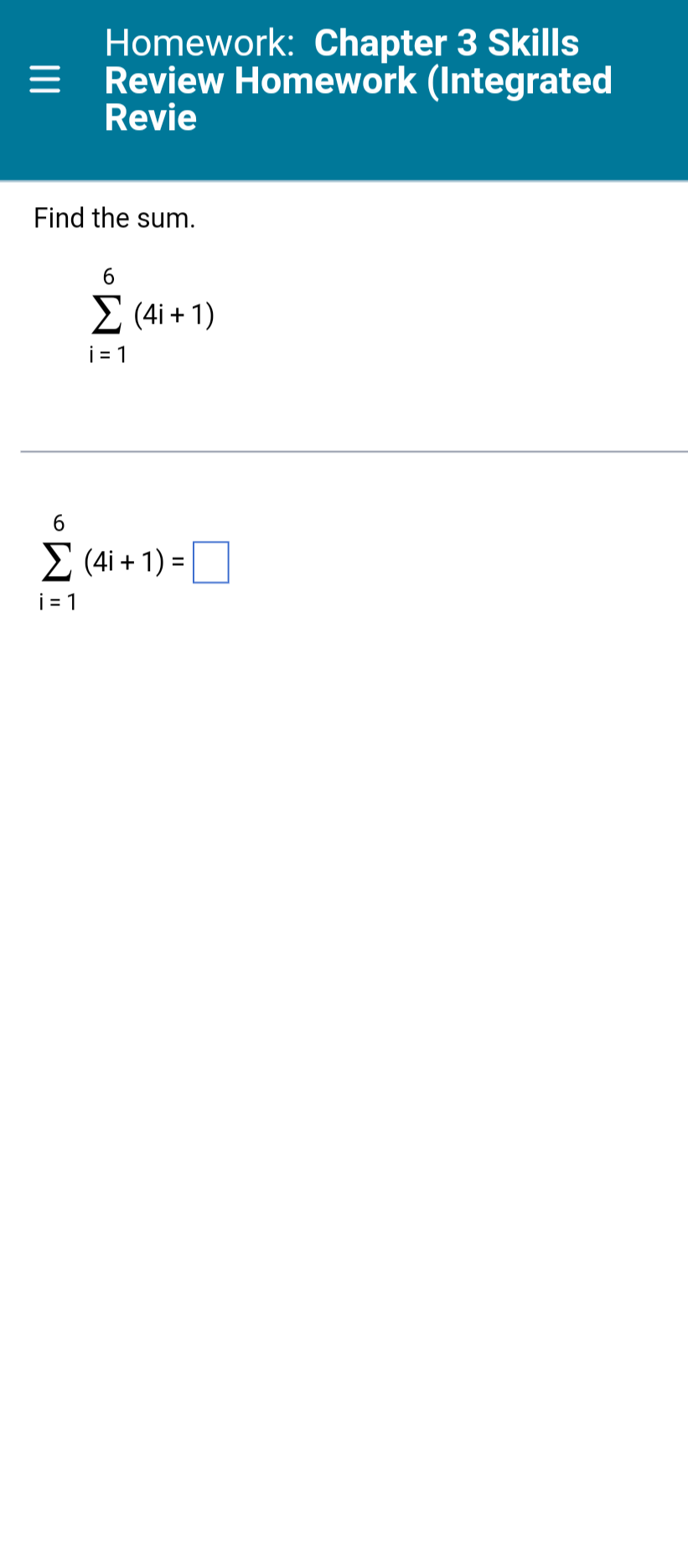 Solved Homework Chapter 3 Skills Review Homework