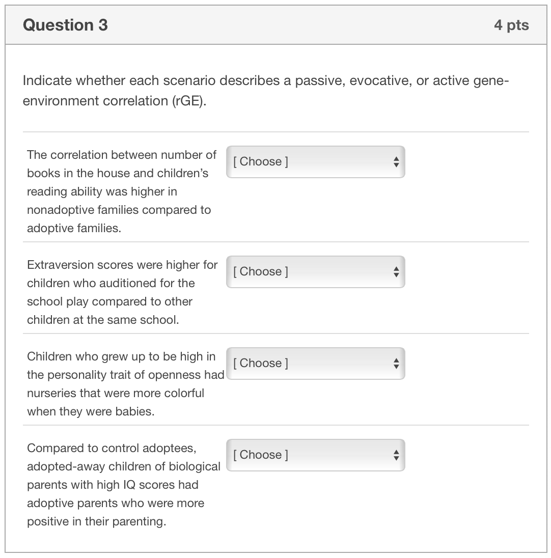 Solved Question 3Indicate whether each scenario describes a | Chegg.com
