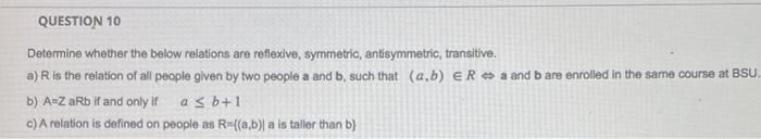 Solved Find the relation R and its and its diagraph defined | Chegg.com