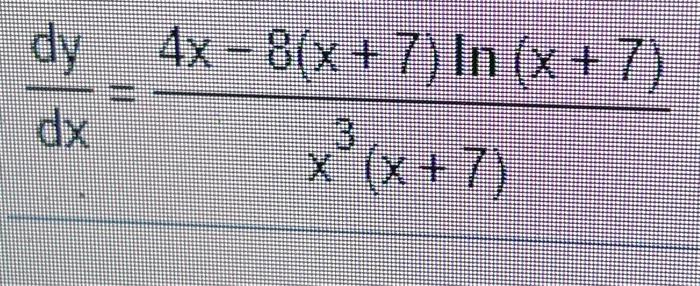 Solved Find the derivative of the function. 2 In (x + 3) 2 | Chegg.com
