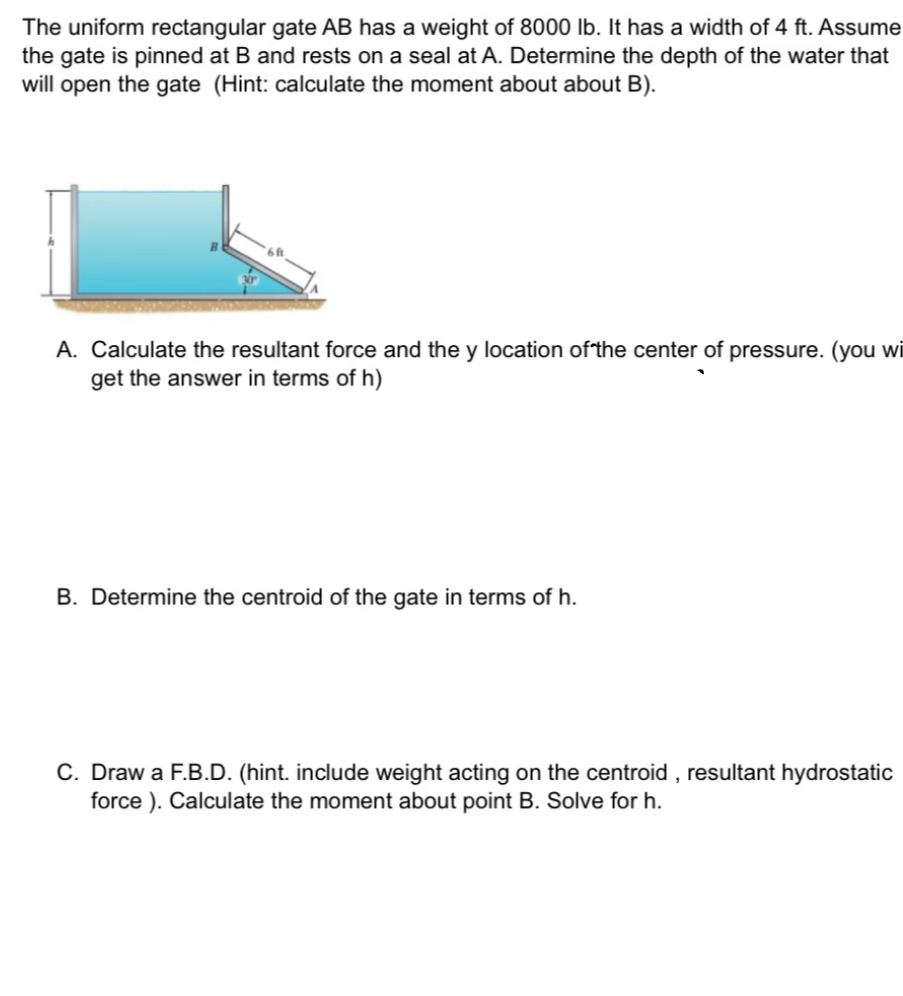 Solved Only solve part C please!!The uniform rectangular | Chegg.com