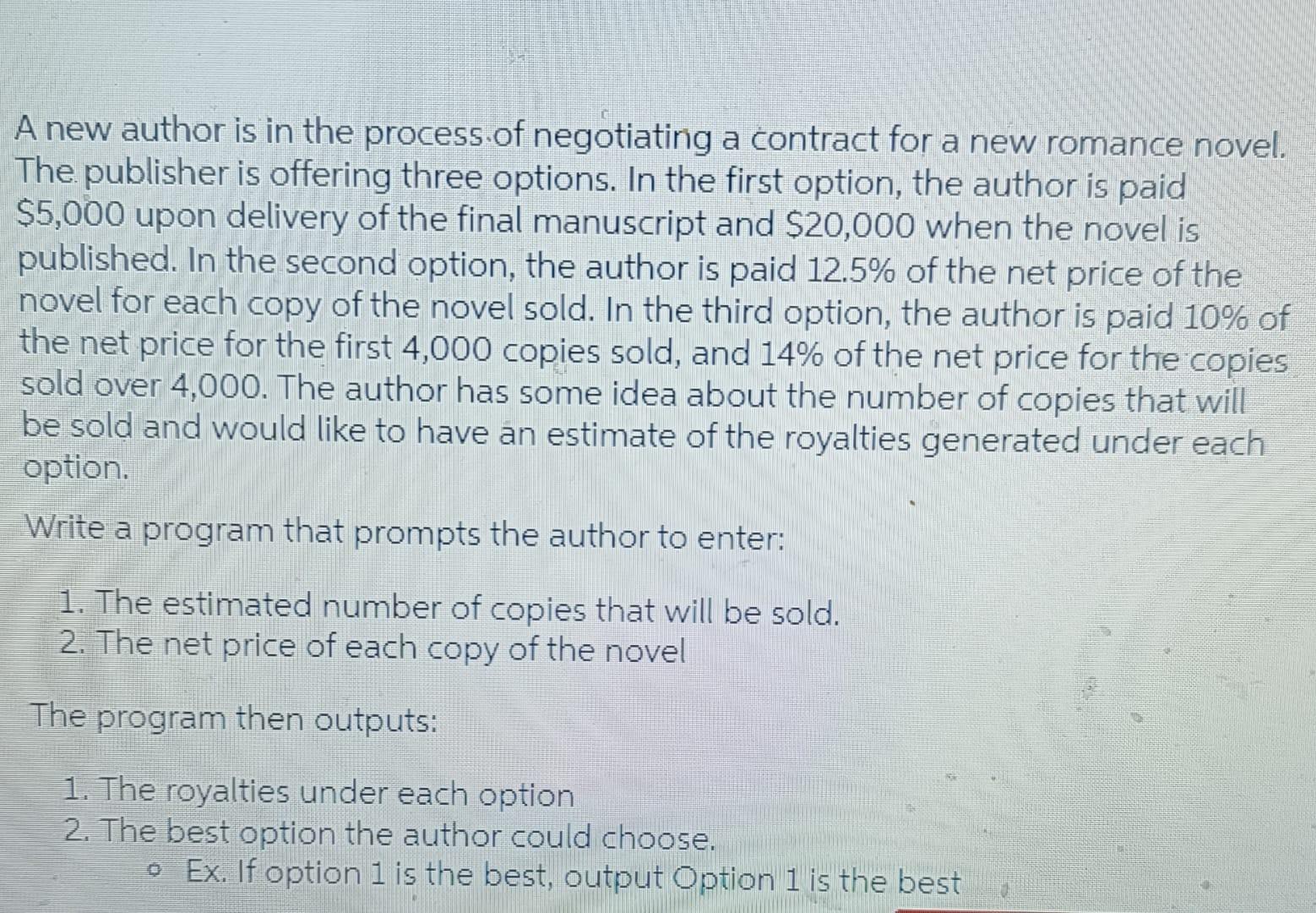 Solved in java | Chegg.com