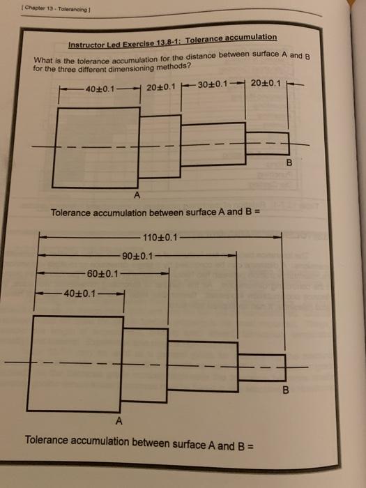 Solved Chapter 13. Tolerancing Instructor Led Exercise | Chegg.com