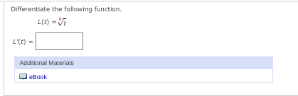 Solved Differentiate the following | Chegg.com
