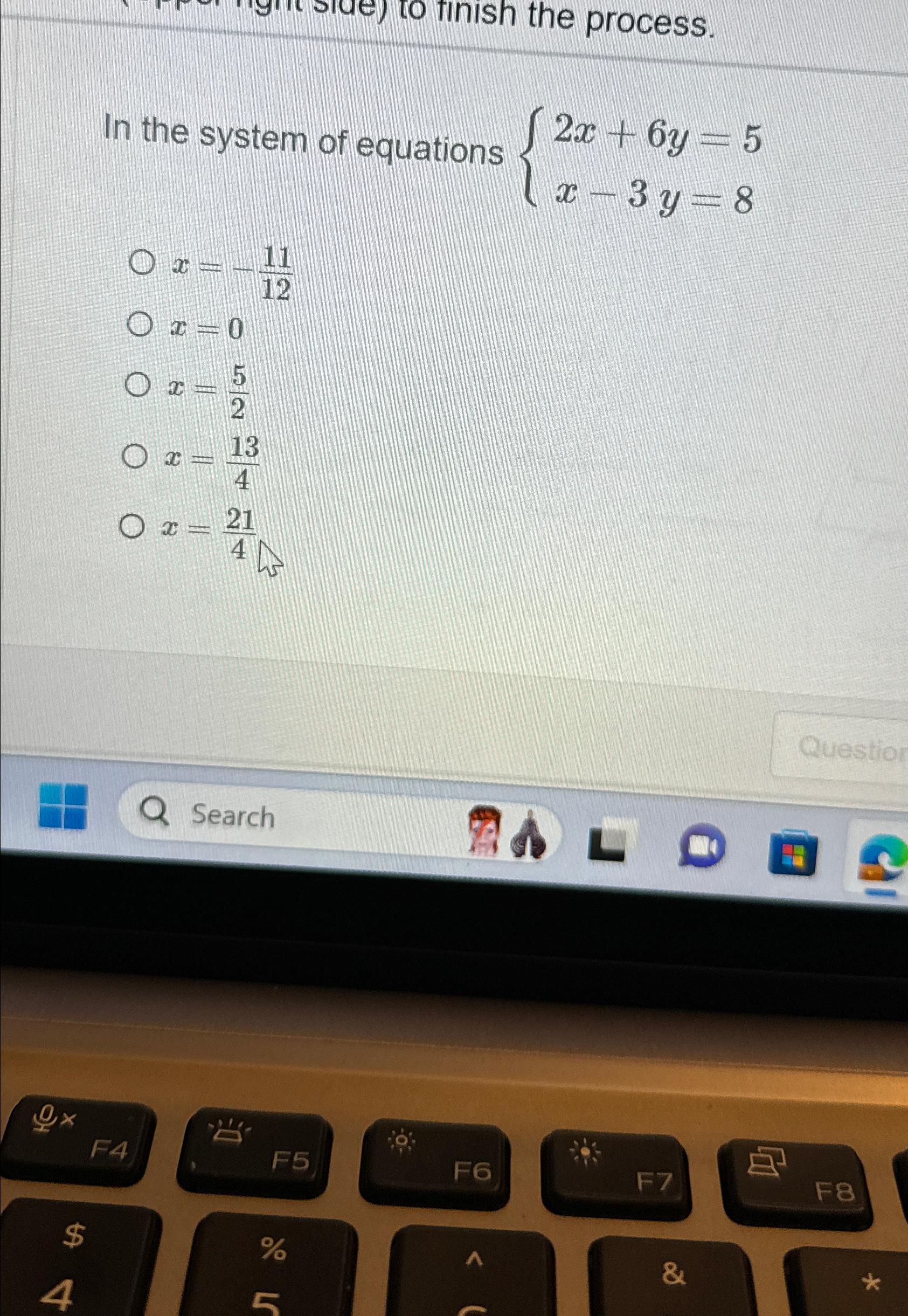 Solved In the system of equations | Chegg.com