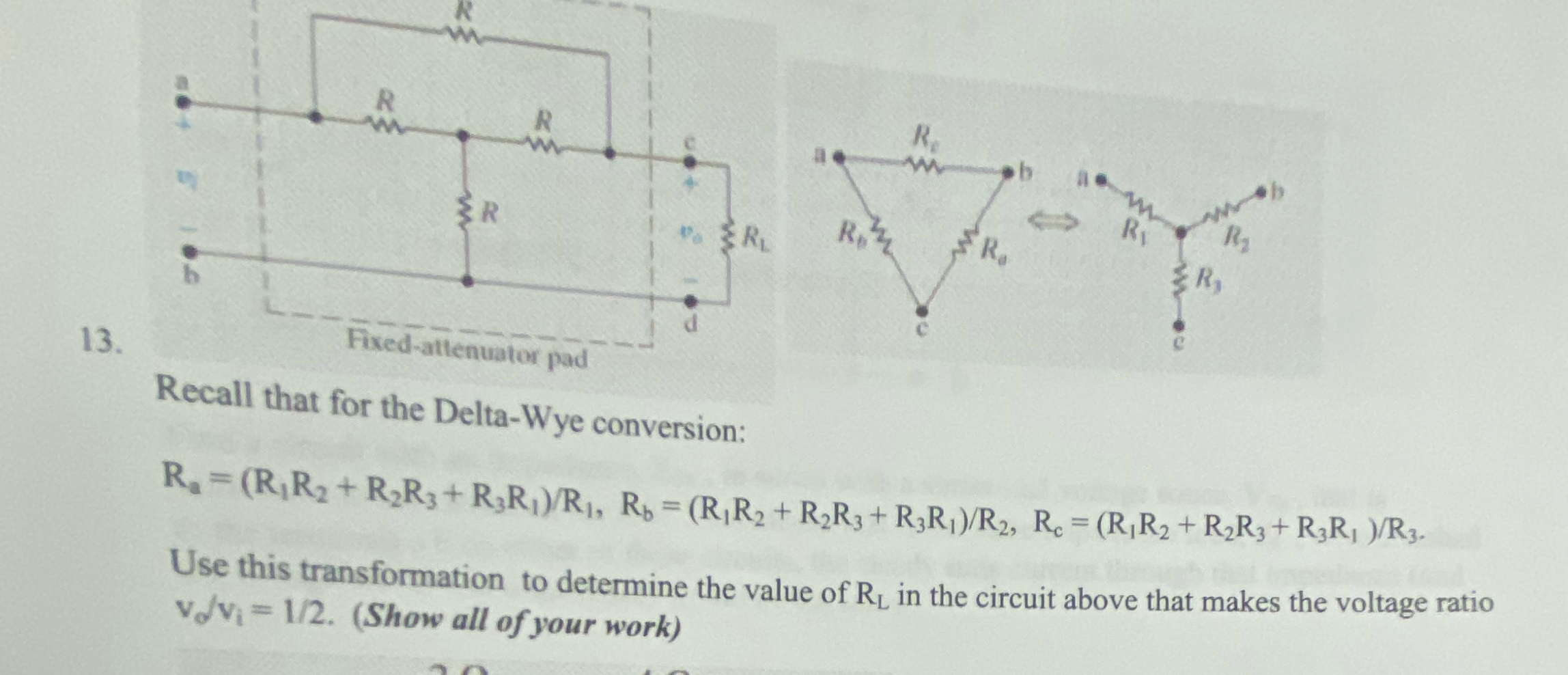 Solved Kecall that for the Delta-Wye | Chegg.com