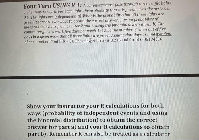 Solved R1. using binomial distribution R2. using binomkal | Chegg.com