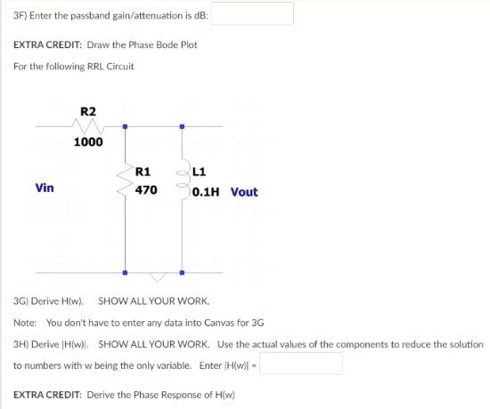 Solved For the following simple RC filter. ∣H(w)∣=1+(wm)21 3 | Chegg.com