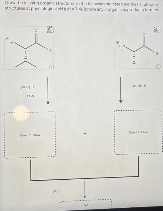 Solved Draw the missing organic structures in the following | Chegg.com