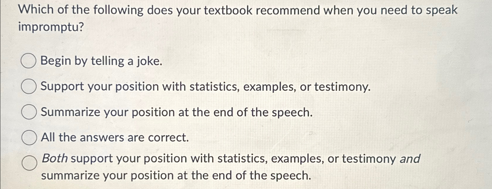 Solved Which of the following does your textbook recommend | Chegg.com