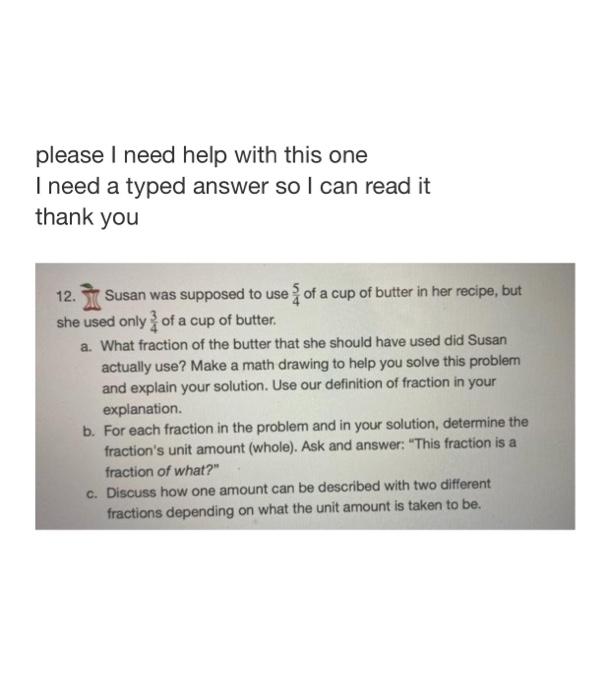 Solved please I need help with this one I need a typed | Chegg.com