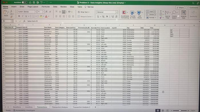 4 Inventory Worlsheet 5. 1) Use an INDEX MATCH | Chegg.com