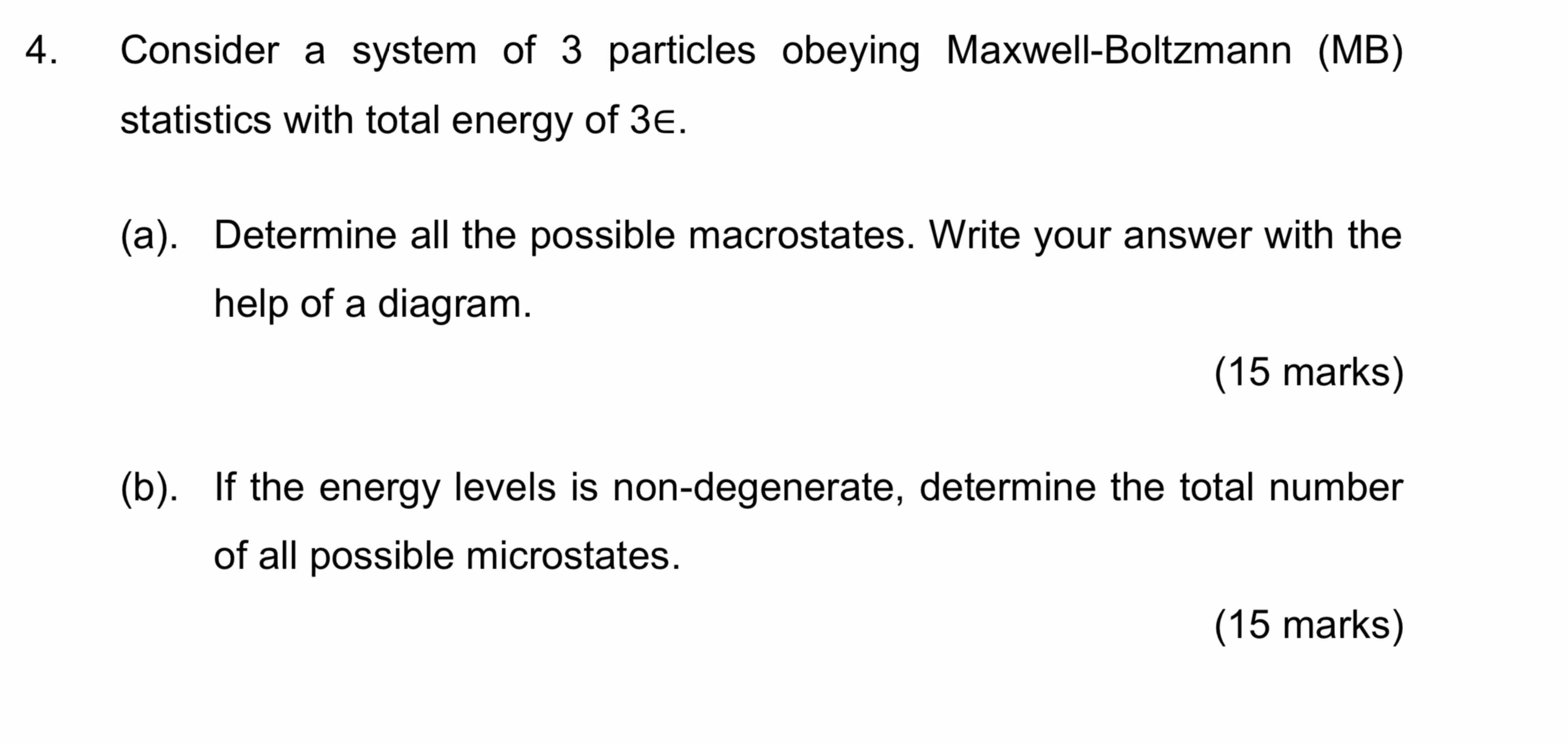 Solved Consider a system of 3 ﻿particles obeying | Chegg.com