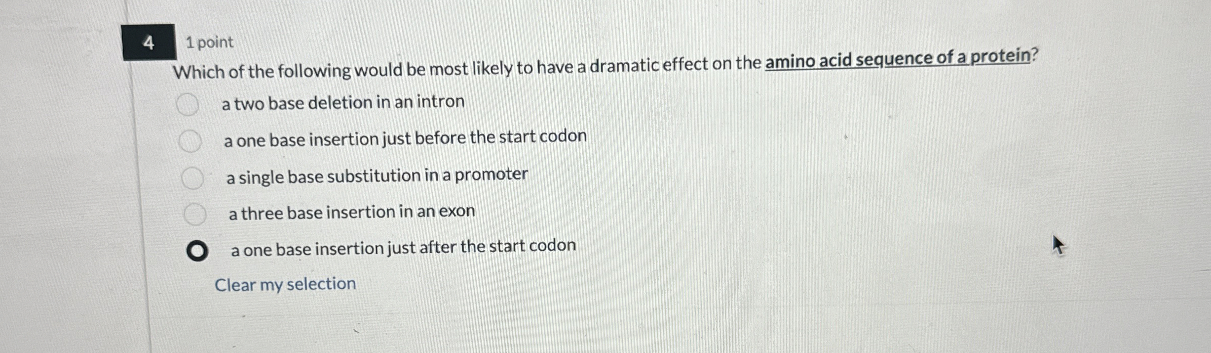 Solved 41 ﻿pointWhich of the following would be most likely | Chegg.com
